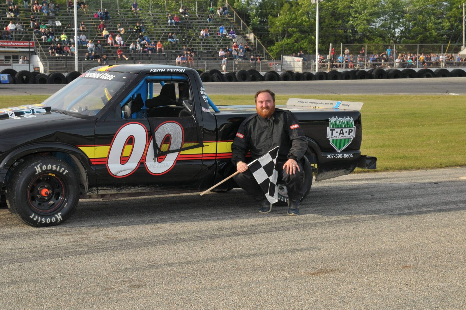 Petrin, all smiles following victory #2! (Finish Line Photography)